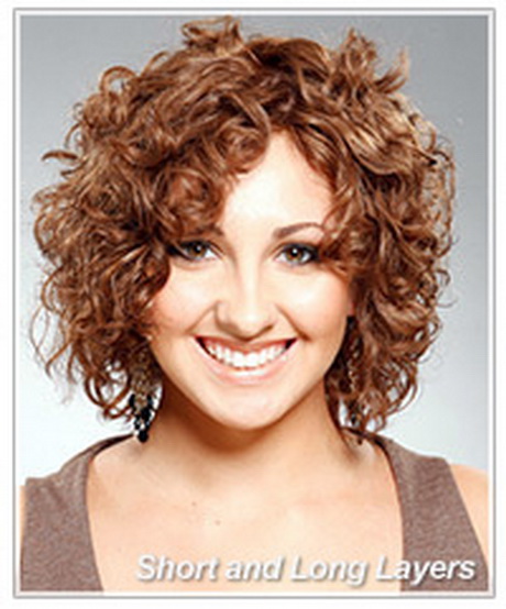 Short curly layered haircuts
